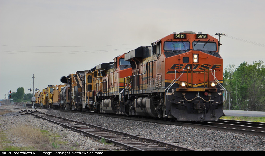 East Bound MoW Train